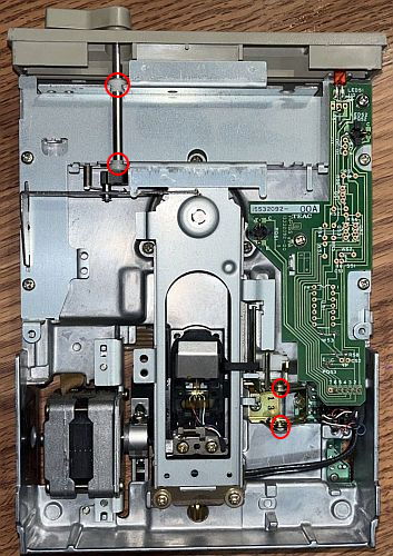 Fixing a sticky Teac 5.25 inch floppy drive - Silicon Underground