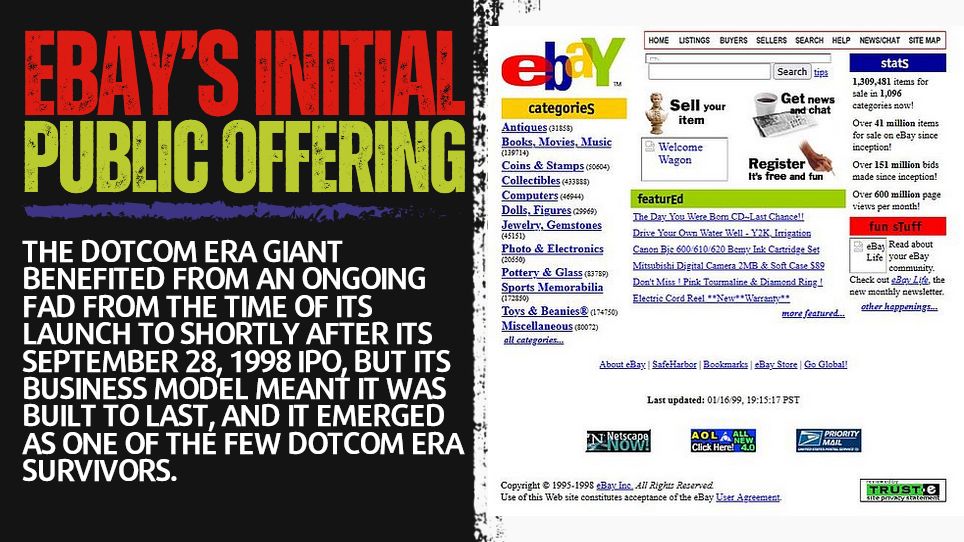 Ebay's IPO: The rare dotcom survivor - The Silicon Underground